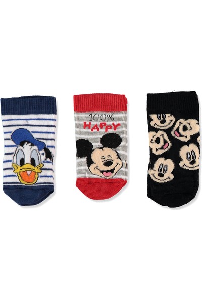 Disney Minnie Mouse 3lü Soket Çorap