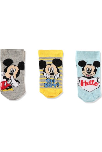 Disney Minnie Mouse 3lü Soket Çorap