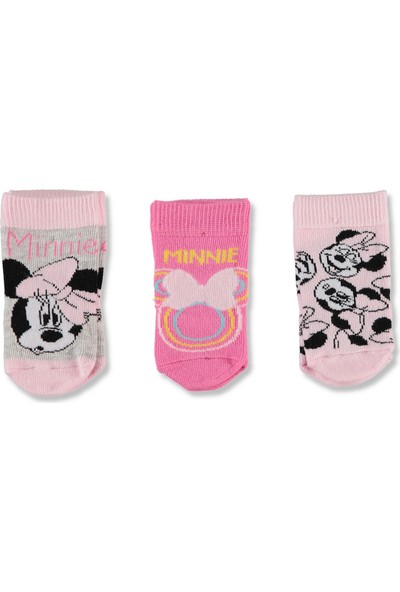 Disney Minnie Mouse 3lü Soket Çorap