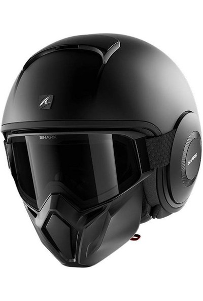 Shark Street Drak Mat Siyah Kask