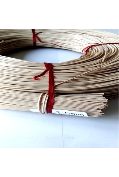 Sıbyl Rattan Ip Doğal Dekoratif Bambu Çubuk Yuvarlak 1,5 mm-100 gr Sıbyl Rattan Ip Doğal Dekoratif Bambu Çubuk Yuvarlak 1,5 mm-100 gr