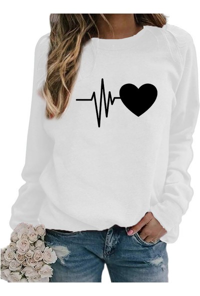 Chuangmeng Kadın Yuvarlak Yakalı Kazak (Yurt Dışından)