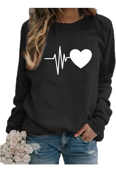 Chuangmeng Kadın Yuvarlak Yakalı Kazak (Yurt Dışından)