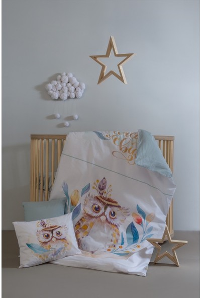 Merbasita Baykuş Bebek Nevresim Takımı