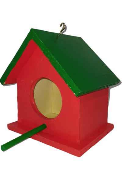 Natura Life Ahşap Kuş Yuvası Dış Mekan Suya Dayanıklı