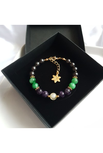 Artaril Strese Karşı Koruyucu Pozitif Enerji Veren Huzur Bilekliği Doğal Taş Artaril Strese Karşı Koruyucu Pozitif Enerji Veren Huzur Bilekliği Doğal Taş