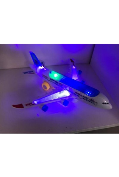 High Hareketli Pilli Işıklı Aırbus Uçak A-380 High Hareketli Pilli Işıklı Aırbus Uçak A-380