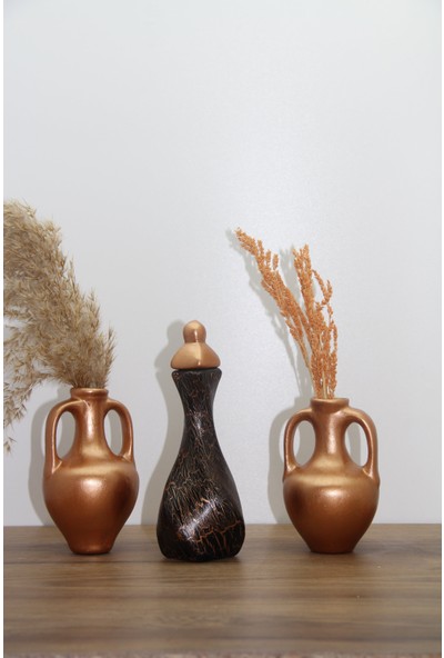 By Damla Collection Seramik Vazo Üçlü Minimal Set 2 By Damla Collection Seramik Vazo Üçlü Minimal Set 2