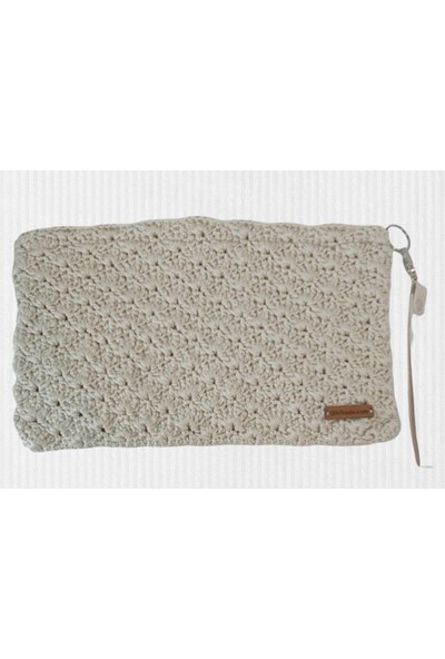 Bibada Bej Portföy&clutch Çanta