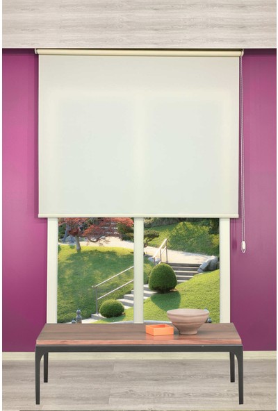 Harmony Krem Stor Perde Mat