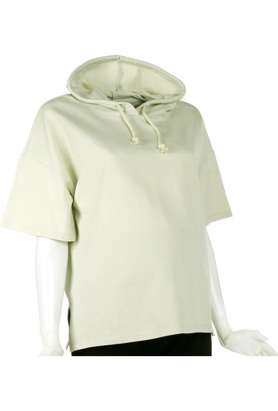 Baby Mom Hamile Sweatshirt Kapşonlu Yarım Kol