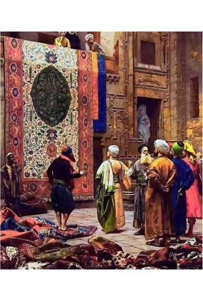 Parla Osmanlı Halı Çarşısı Sayılarla Boyama Seti Kasnaklı 40 x 50 cm Parla Osmanlı Halı Çarşısı Sayılarla Boyama Seti Kasnaklı 40 x 50 cm