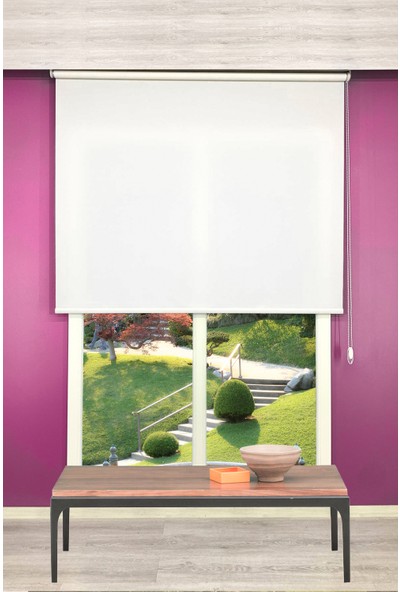 Harmony Beyaz Stor Perde Mat