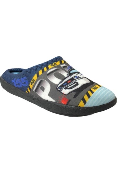 Gezer 12884 Lacivert Polis Çocuk Ev Içi Terlik