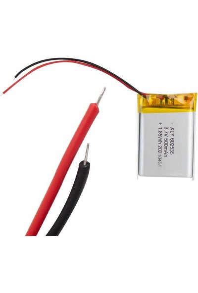 Electroon 3.7VOLT 500MAH 1.85WH Lityum Polimer Ciklet Pil XLY-602535 Electroon 3.7VOLT 500MAH 1.85WH Lityum Polimer Ciklet Pil XLY-602535