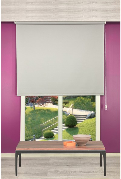 Harmony Açık Gri Stor Perde Mat