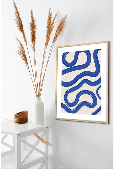 Özcanlar Çerçeve Çerçeveli Tablo Dekorasyon Ev Dekoru Konsept Hediyelik Modern Tekli Ahşap Çerçeve