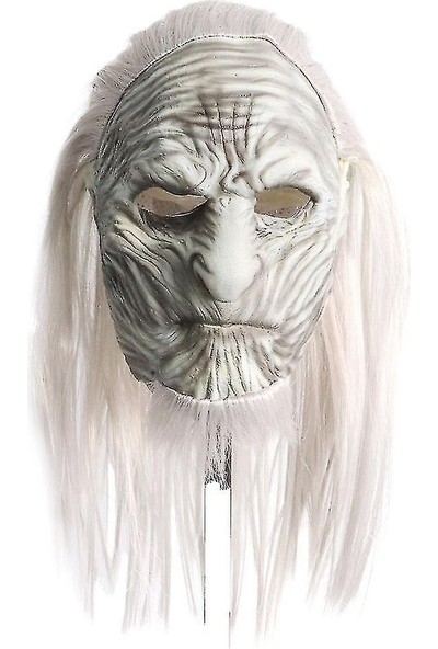 Oyun Thrones Gece Kral Lateks Peruk Maske Cadılar Bayramı Korku Başlık Cosplay Sahne Oyun Thrones Gece Kral Lateks Peruk Maske Cadılar Bayramı Korku Başlık Cosplay Sahne