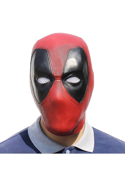 Cadılar Bayramı Maskesi Parti Dans Maskesi Deadpool Lateks Kostüm Sahne Cadılar Bayramı Maskesi Parti Dans Maskesi Deadpool Lateks Kostüm Sahne