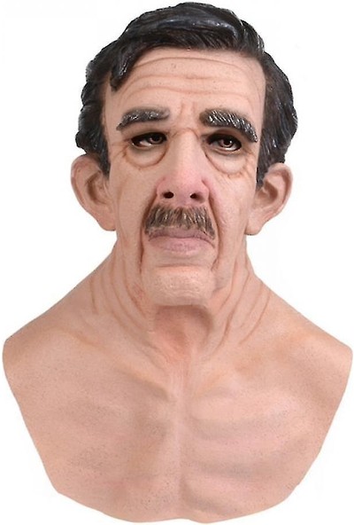 Cadılar Bayramı Yaşlı Adam Cosplay Maskesi Lateks Kauçuk Noel Kostüm Maskeleri Sahne Yetişkin Bir Boyutu Sahne Cadılar Bayramı Yaşlı Adam Cosplay Maskesi Lateks Kauçuk Noel Kostüm Maskeleri Sahne Yetişkin Bir Boyutu Sahne