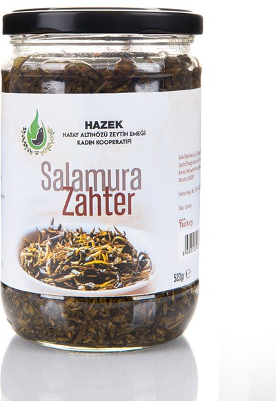 Hazek Kadın Kooperatifi Salamura Zahter Hazek Kadın Kooperatifi Salamura Zahter
