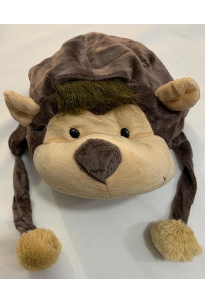 Fashion Accessories Peluş Çocuk Şapkası - Maymun