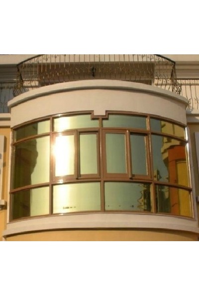 Flash Çizilmez Amerikan Altınsarısı Aynalı Cam Filmi 75 cm x 6m