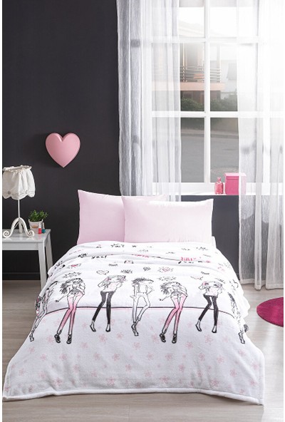 Floretta Cool Girls Tek Kişilik Soft Battaniye