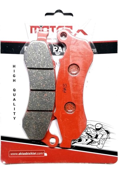 Motorx Mondial 125 Drift L Motosiklet Ön Fren Disk Balatası | Kırmızı