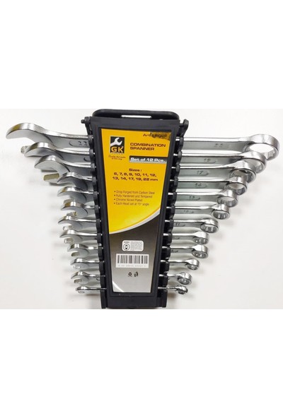 Moonshop Gk Tools 12 Parça Kombine Anahtar Düz Yıldız Takım Seti Moonshop Gk Tools 12 Parça Kombine Anahtar Düz Yıldız Takım Seti
