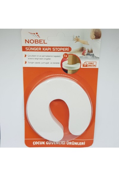 Nobel Sünger Kapı Stoperi Beyaz