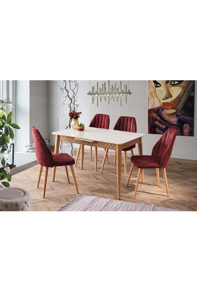 Rehome Venüs Masa Defne Sandalye Takımı 1119-2207