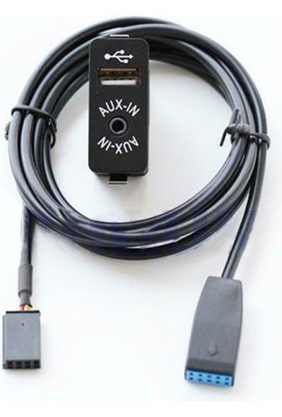 Techmaster Bmw E46 2001-2005 USB Aux Kablosu Bağlantı Aparatı SKU59 Techmaster Bmw E46 2001-2005 USB Aux Kablosu Bağlantı Aparatı SKU59