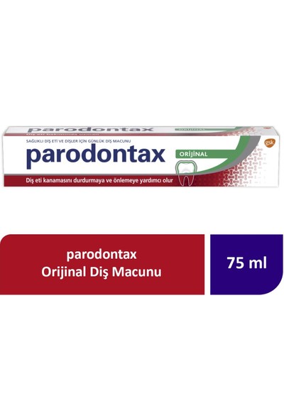 Parodontax Original Diş Macunu 75 ml Parodontax Original Diş Macunu 75 ml