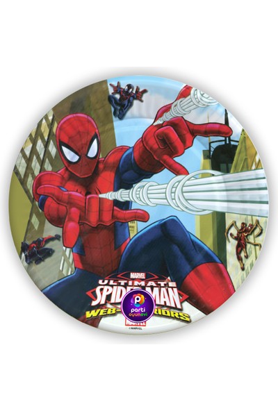 Parti Ustası Spiderman Karton Tabak 8'li