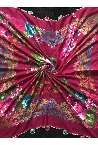 Beykan Tülbent Eşarp Yazma Iğne Oyası Beykan Tülbent Eşarp Yazma Iğne Oyası