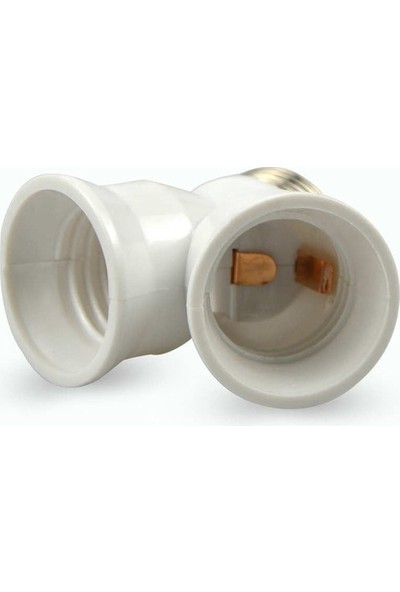 Aydemir E27 Duy Çoğaltıcı 2li Lamba Duy Çoklayıcı