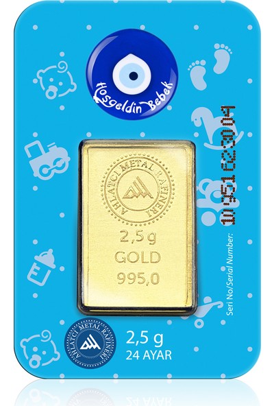 Ahlatcı 24 Ayar 2.5 gr Altın Erkek Bebek Ahlatcı 24 Ayar 2.5 gr Altın Erkek Bebek