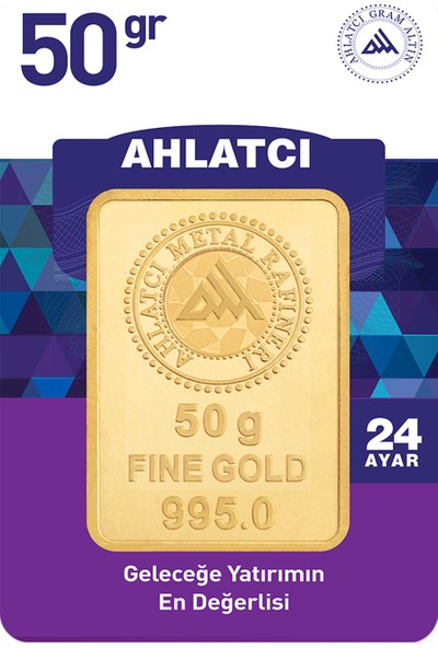 Ahlatcı 24 Ayar 50 gr Altın