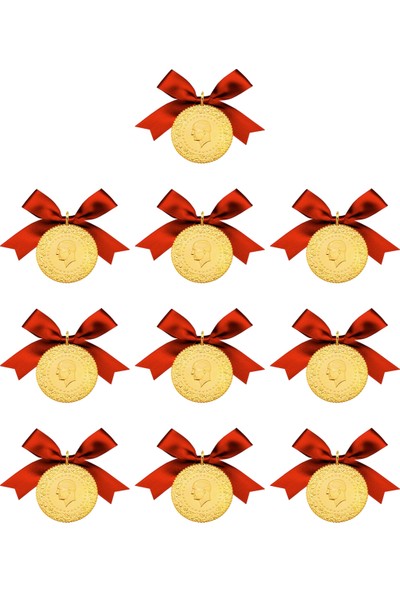 Ahlatcı Sarrafiye 10 Adet Eski Tarihli Çeyrek Altın Ahlatcı Sarrafiye 10 Adet Eski Tarihli Çeyrek Altın