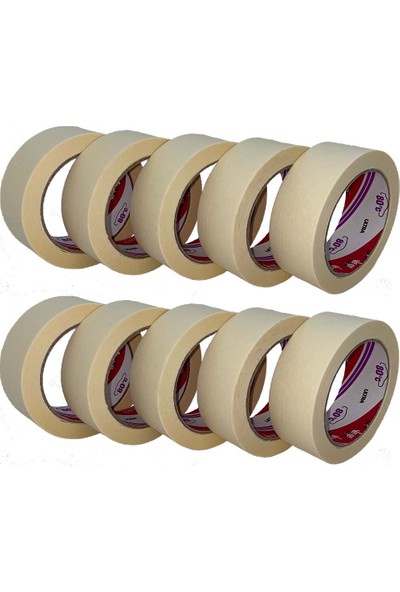 Ve-Ge Oto Maskeleme Bantı Kağıt 10 Adet . Ölçü: 36MM x 35METRE 80 Derece Maskeleme Bandı Ve-Ge Oto Maskeleme Bantı Kağıt 10 Adet . Ölçü: 36MM x 35METRE 80 Derece Maskeleme Bandı
