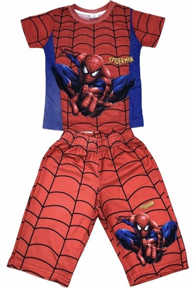 Dıgıl Kids Çocuk Şortlu Takım Spaydırmen Kostüm Likralı Parti