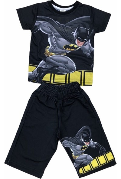 Dıgıl Kids Erkek Çocuk Siyah Batman Alt Üst Takım Dıgıl Kids Erkek Çocuk Siyah Batman Alt Üst Takım