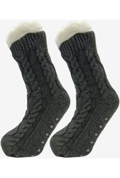 Shocks Kışlık Peluş Ev Çorabı - 15