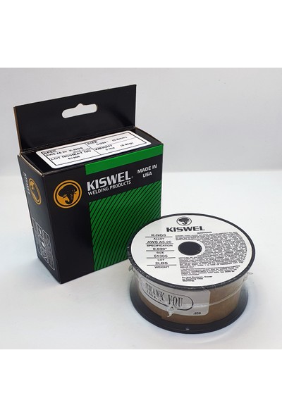 Kiswel K-Ngs Gazsız Özlü Kaynak Teli - 0,8 Mm/0,9kg.