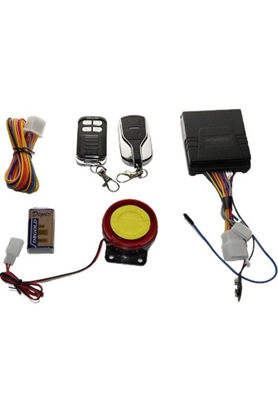 Monero 5 Fonksiyonlu Pilli Motosiklet Alarm Seti+Uzaktan Çalıştırma Monero 5 Fonksiyonlu Pilli Motosiklet Alarm Seti+Uzaktan Çalıştırma