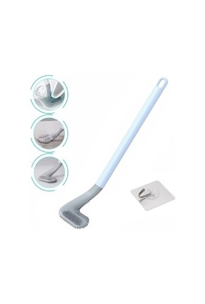 Safestore Golf Tasarımlı Silikon Wc Klozet Mutfak Temizlik Fırçası Kanca Hediyeli Safestore Golf Tasarımlı Silikon Wc Klozet Mutfak Temizlik Fırçası Kanca Hediyeli