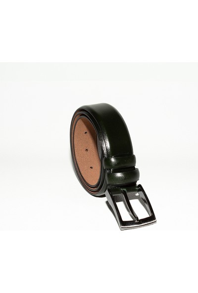 EM-SE Ticaret Erkek Deri Kemer 3,5cm Kumaş Pantolona Uygun
