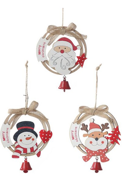 Ruicheng Kombine Ahşap Noel Ağacı Kolye (Yurt Dışından) Ruicheng Kombine Ahşap Noel Ağacı Kolye (Yurt Dışından)