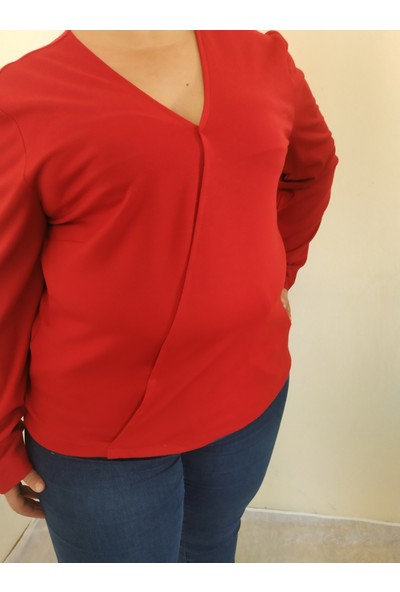 Asma Butik Asma Kuruvaze Uzun Kol Bluz